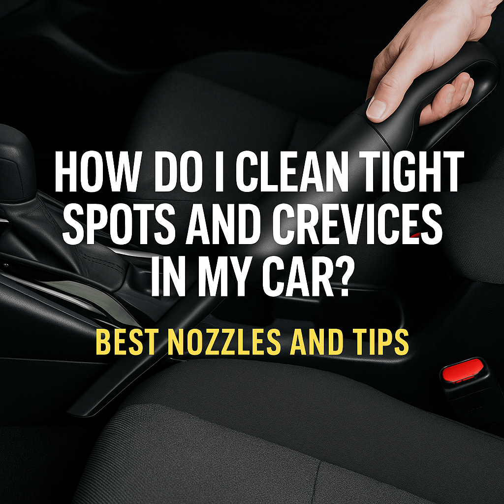 How Do I Clean Tight Spots and Crevices in My Car? Best Nozzles and Ti ...