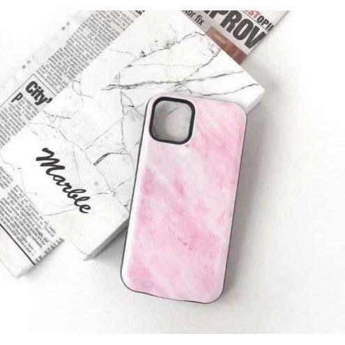 Marble Pink For iPhone 12 Battery Case Charging Cover - Strong Protect ...