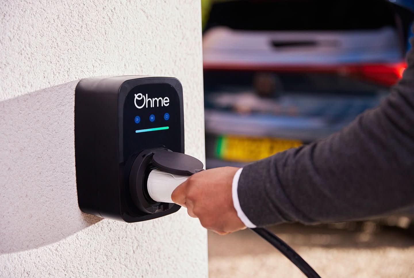 Ohme Home Pro EV Charger 7.4kW Untethered 8m Type 2 (Extra Long ...