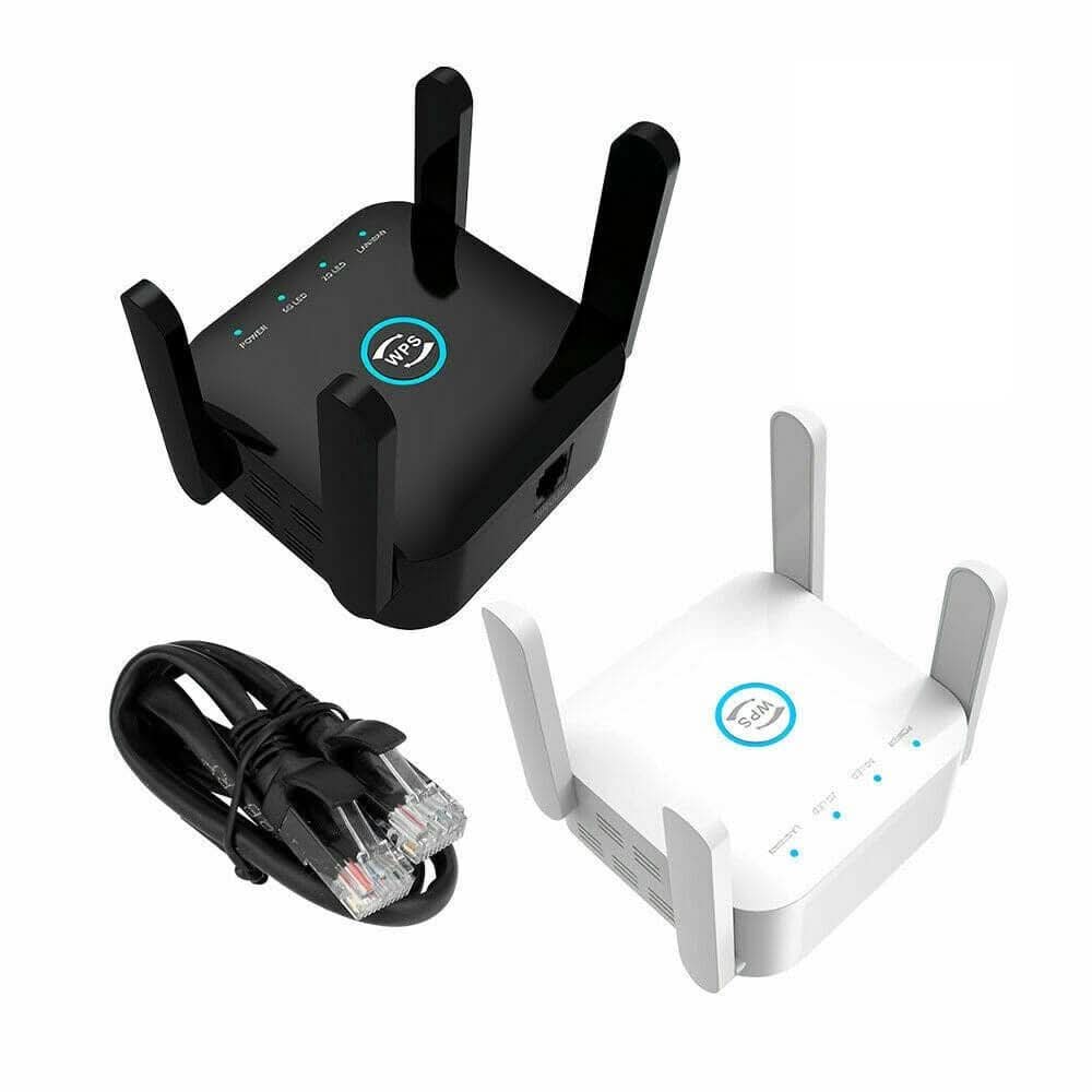 1200Mbps Dual Band Wireless WiFi Extender Repeater Router Range Signal ...