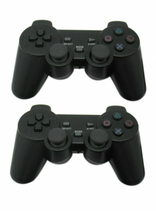 [2 Pack] Tavice Wireless Controllers Compatible for Sony PS2 PlayStati ...
