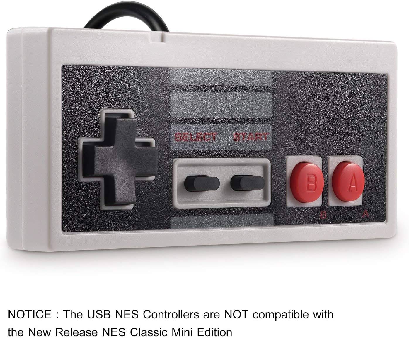[2 Pack] USB Controller for NES Games / PC / Console / Retro Gamepad ...