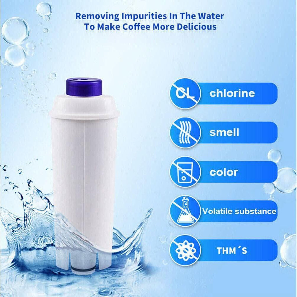 2Pcs Coffee Machine Water Filter For Delonghi Magnifica S Automatic EC ...