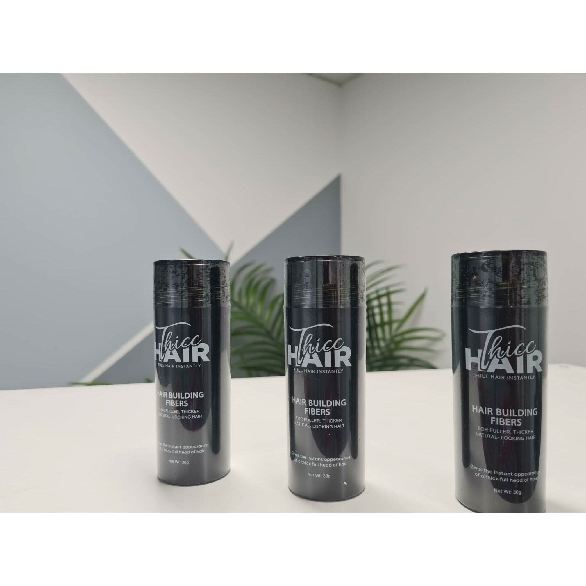 THICC Hair Building Fibers | Hair Loss Concealer 30g — Battery Mate