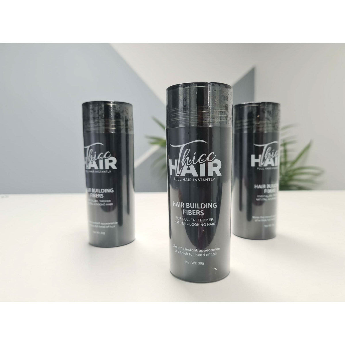 THICC Hair Building Fibers | Hair Loss Concealer 30g — Battery Mate