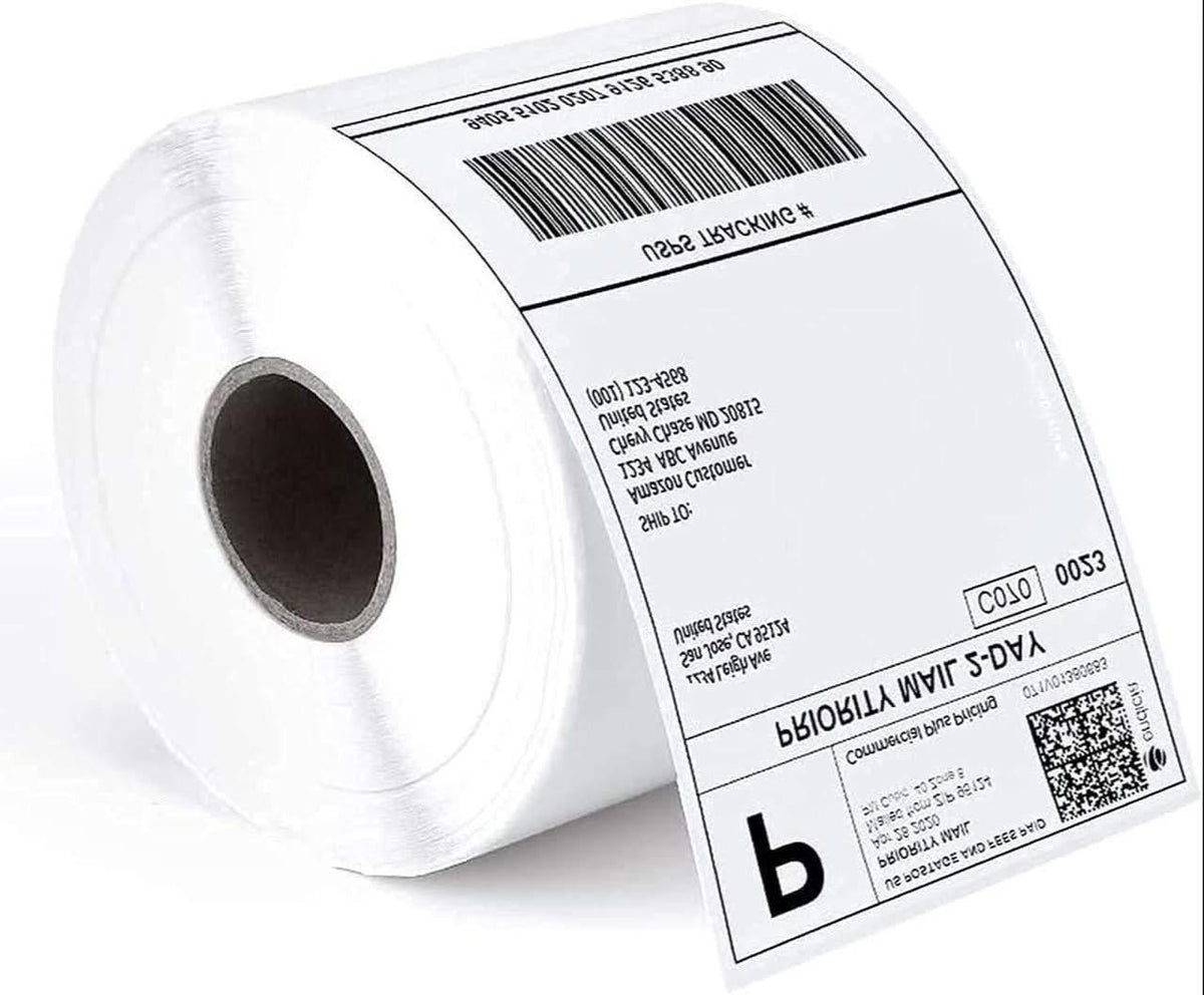 4000x Thermal Shipping Label 100 x 150mm 76mm Core 1000 Per Roll Zebra ...