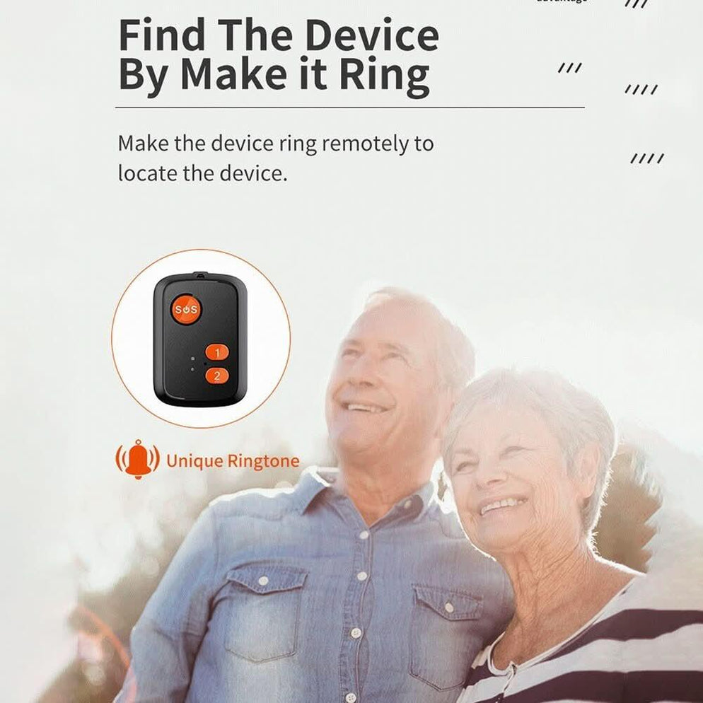 4G GPS Pendant for Elder Kids Smart Detection Alert SOS Emergency Call ...