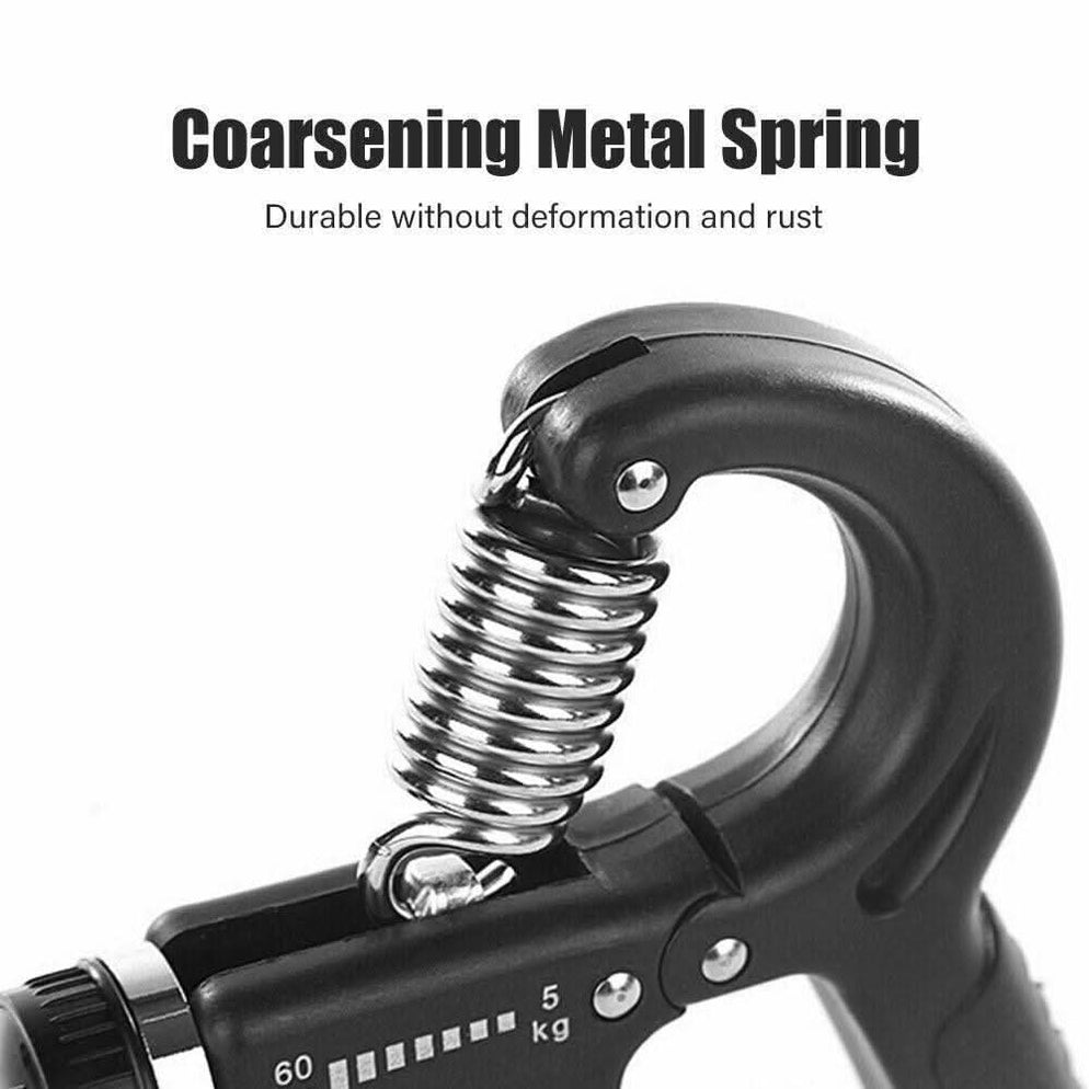 5-60Kg Adjustable Power Hand Grip Forearm Exerciser Gripper Strengthen ...