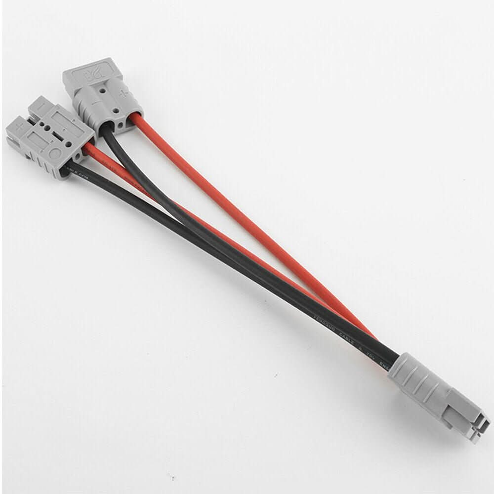 50Amp Anderson Plug Connector 6mm Double Y Adaptor 1 to 2 Automotive ...