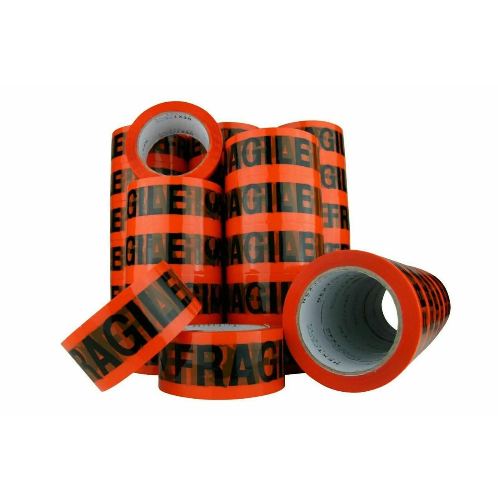6 Rolls Fragile Packaging Tape Heavy Duty Sticky Packing Adhesive ...