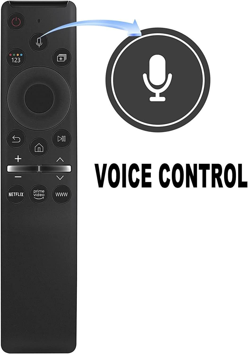 BN59-01357L Voice Remote Fit for Samsung Q70A Q80A Q60A QLED 4K Smart ...