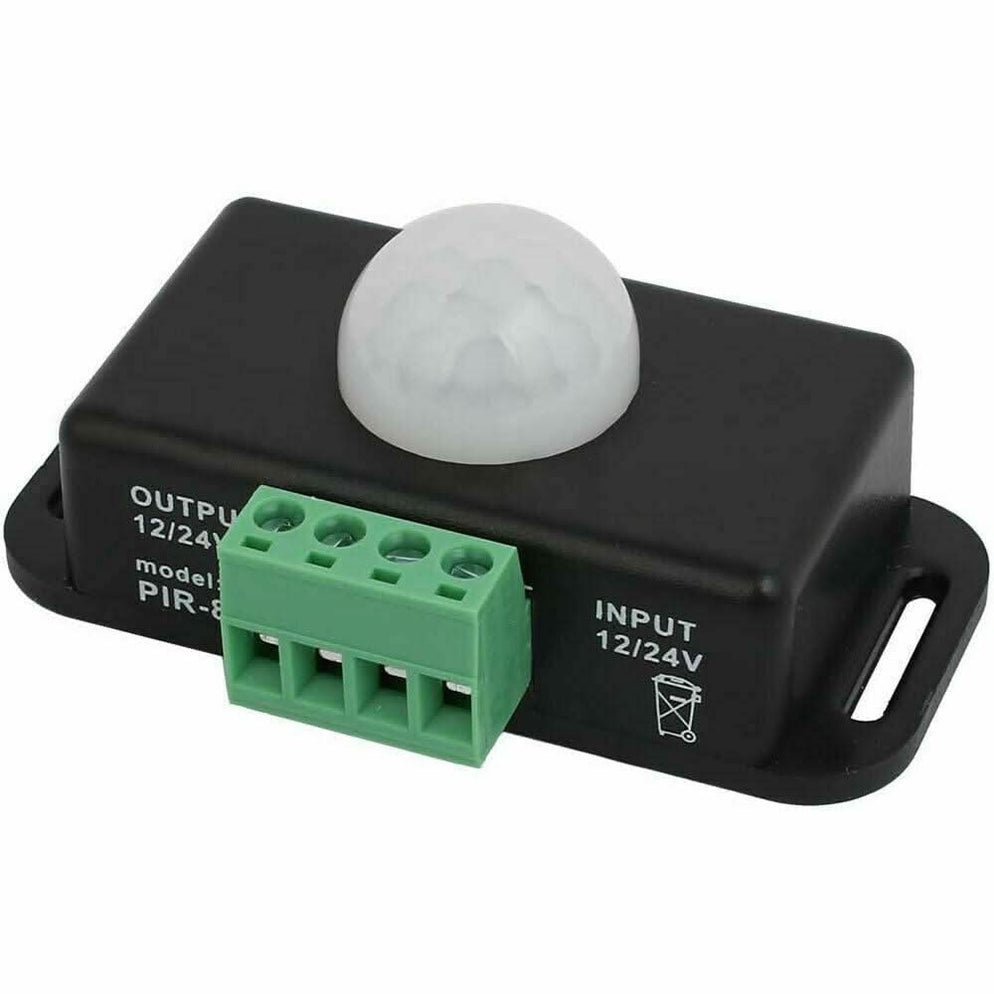 DC 12V-24V 8m Automatic Infrared PIR Motion Sensor Timer Switch For LE ...