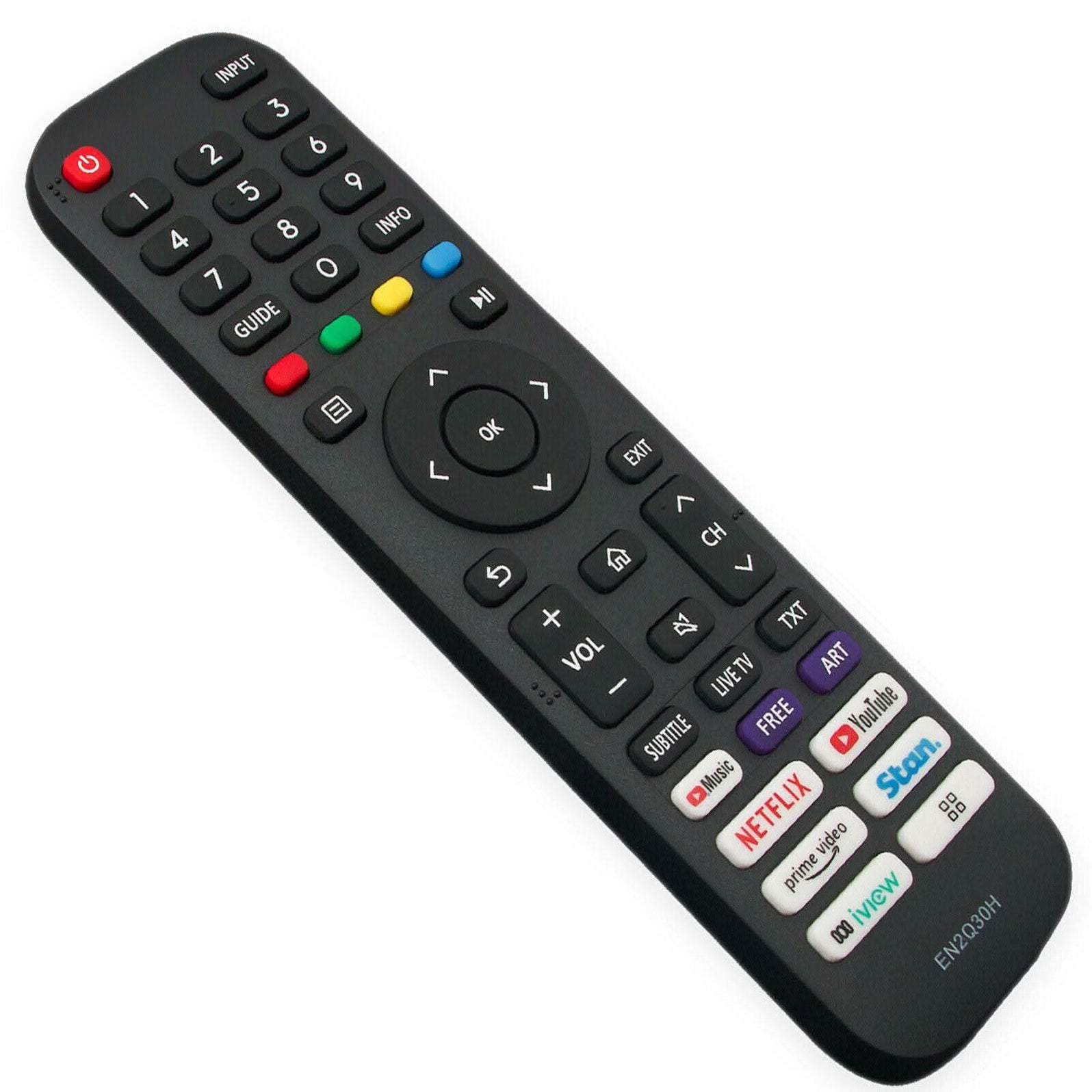 EN2Q30H Remote control fit for HISENSE VIDAA TV 65Q7, 65SX, 70S5, 100L ...