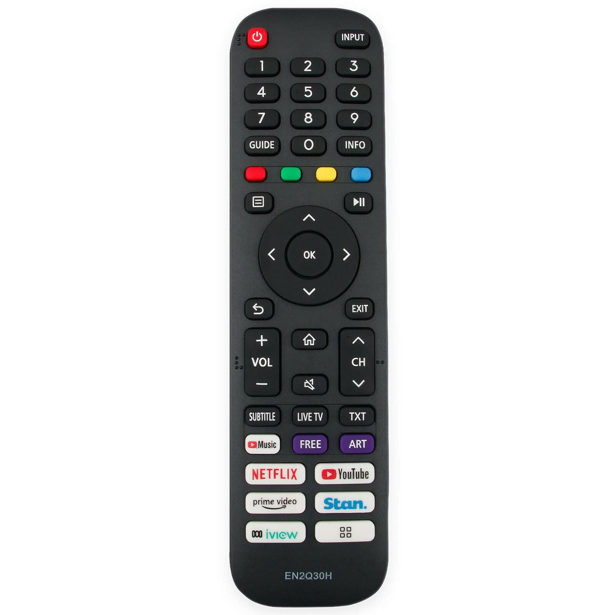 EN2Q30H Remote control fit for HISENSE VIDAA TV 65Q7, 65SX, 70S5, 100L ...