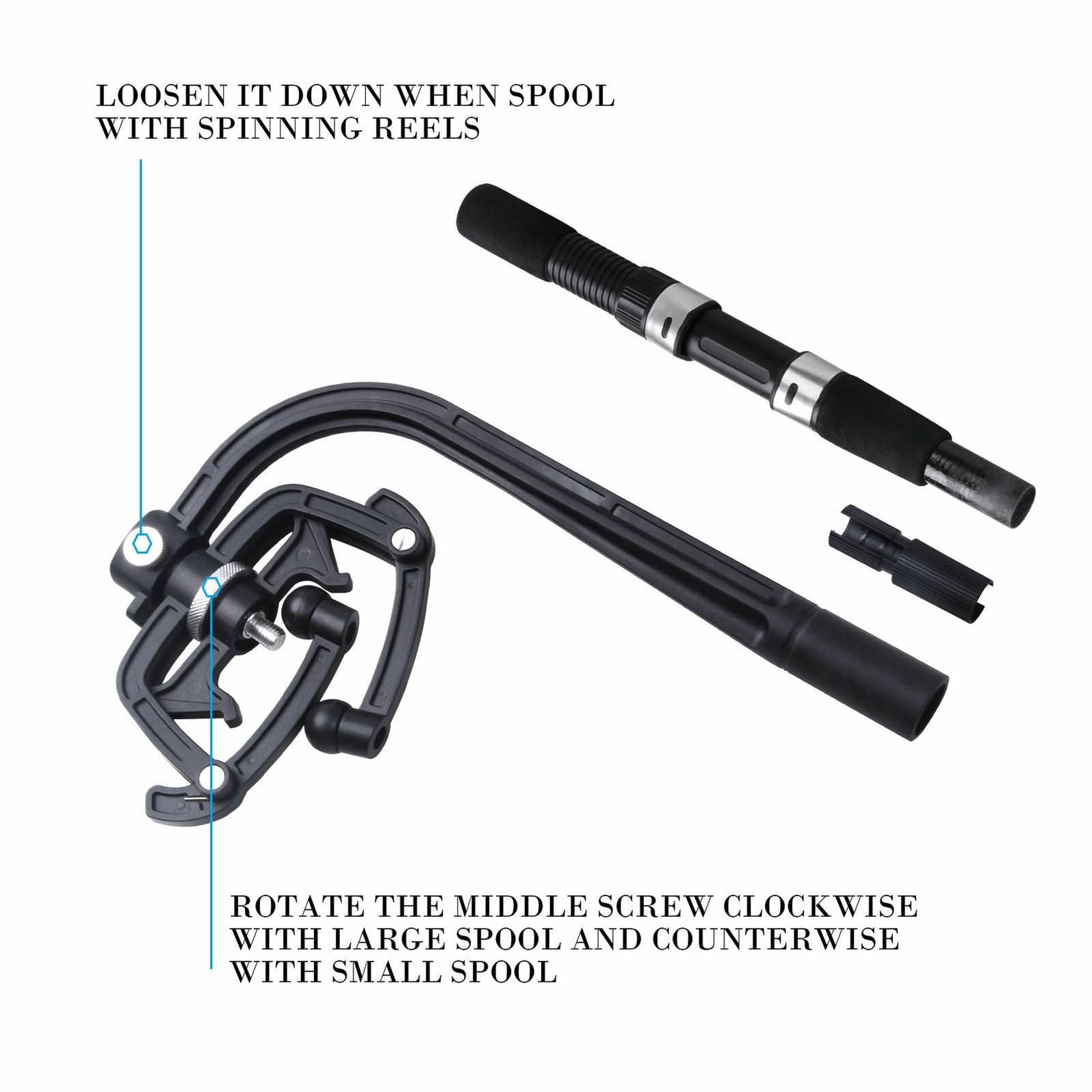 Fishing Line Winder Spooler Machine Spinning Reel Spool Spooling ...