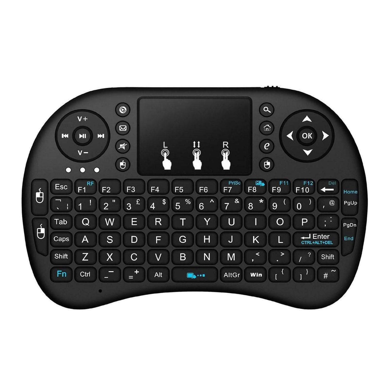 Mini Wireless Remote Keyboard Mouse for Samsung LG Smart TV Android KDI ...