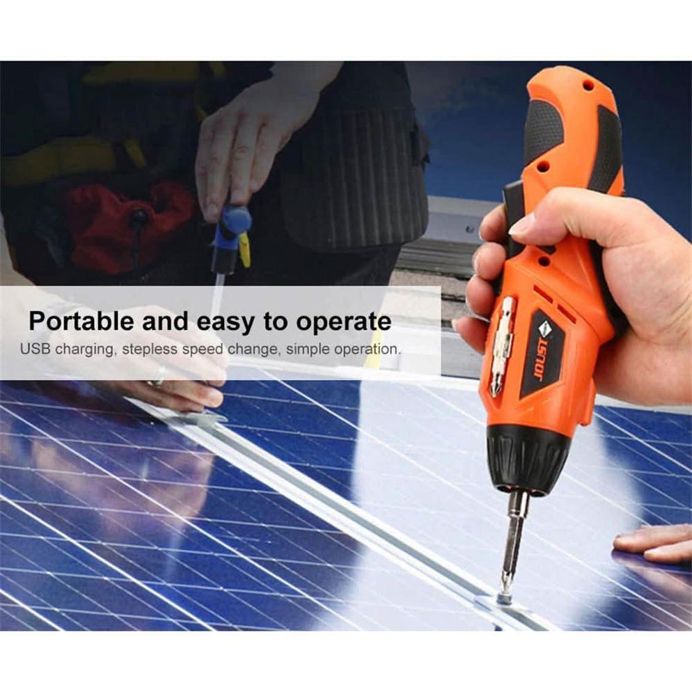 Smart Cordless Rechargeable Screw driver | 45 Pcs Set — Battery Mate