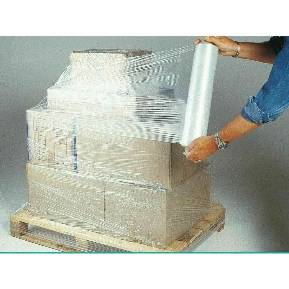Stretch Film / Pallet Wrap CLEAR Hand Use 500mm x 450m | 25UM — Battery ...